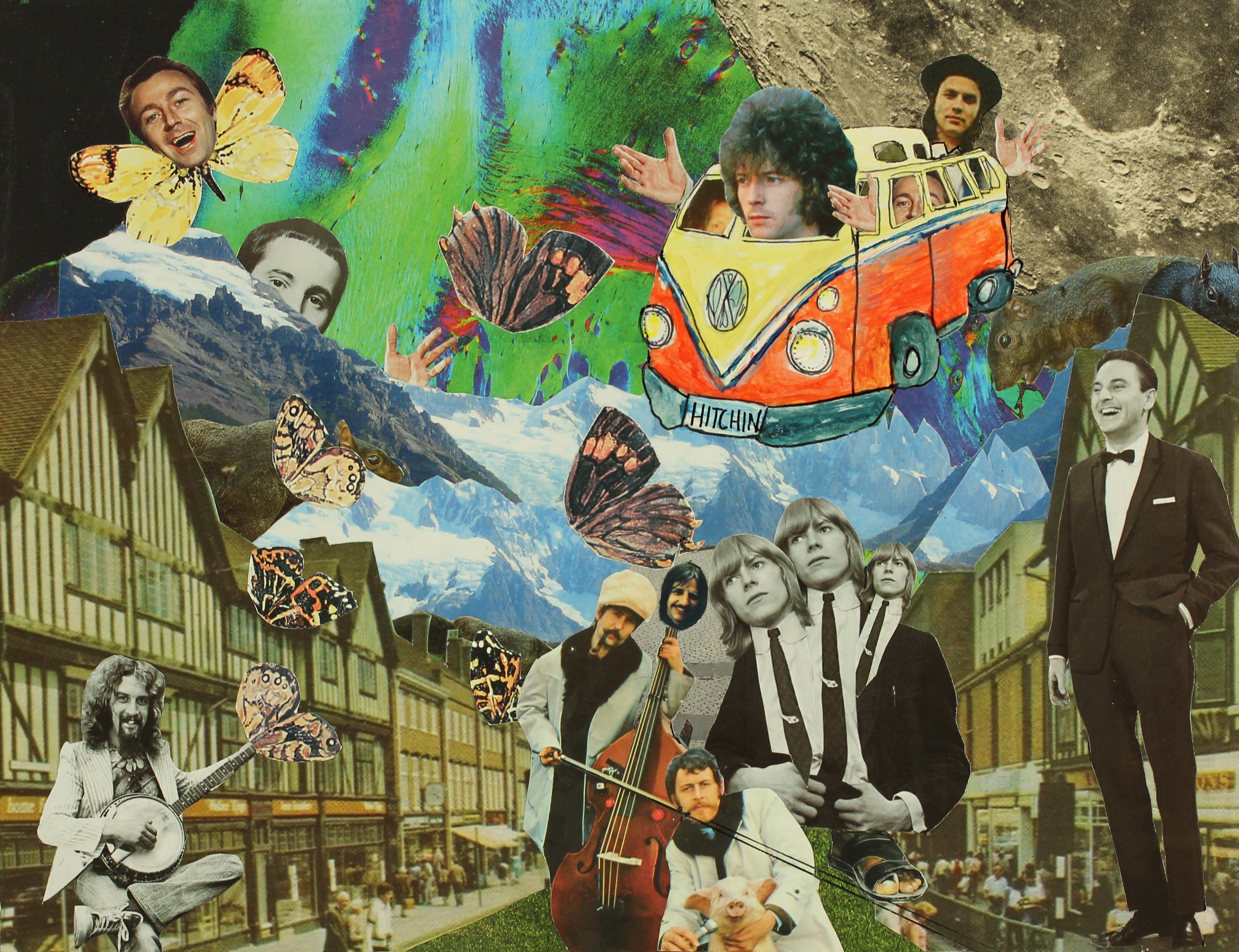 067 - Stewart Fraser - HITCHIN' A RIDE – Sarah Graham Art